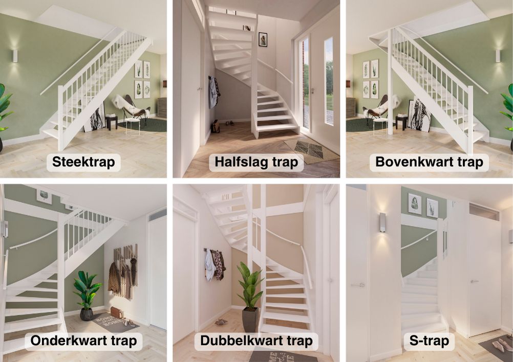 Soorten trappen | De Vries Trappen | Ruime keuze in design