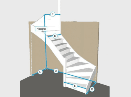 S-trap bestellen | Bouwpakket | Webshop | Trappenmaat
